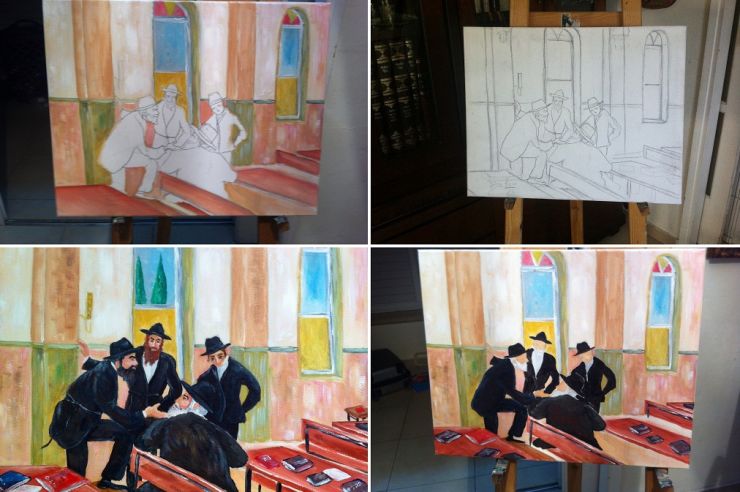 Behind-the-Scenes Glimpse into Work of Chassidic Art - Chabadinfo.com