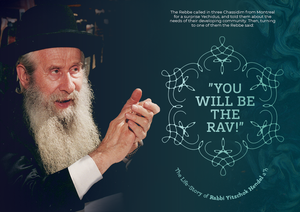 “You Will Be The Rav!” - Chabadinfo.com