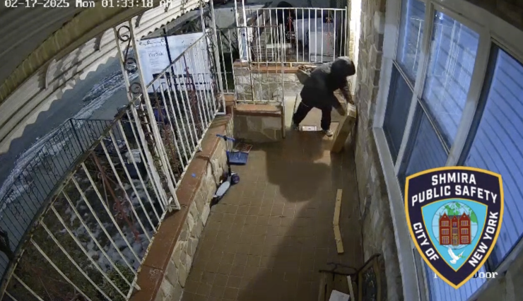 Watch: Package Thief Caught on Camera in Crown Heights - Chabadinfo.com