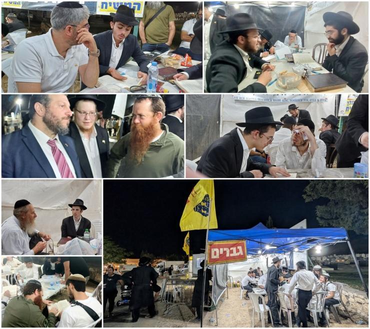 Thousands at the Arizal’s Kever in Tzfas - Chabadinfo.com