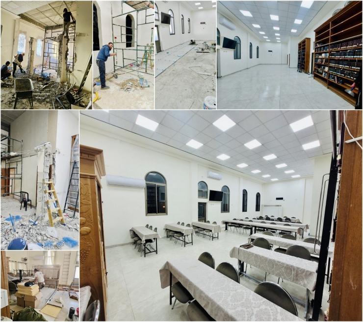 Growing Yitzhar Community Completes Major Chabad Shul Extension ...