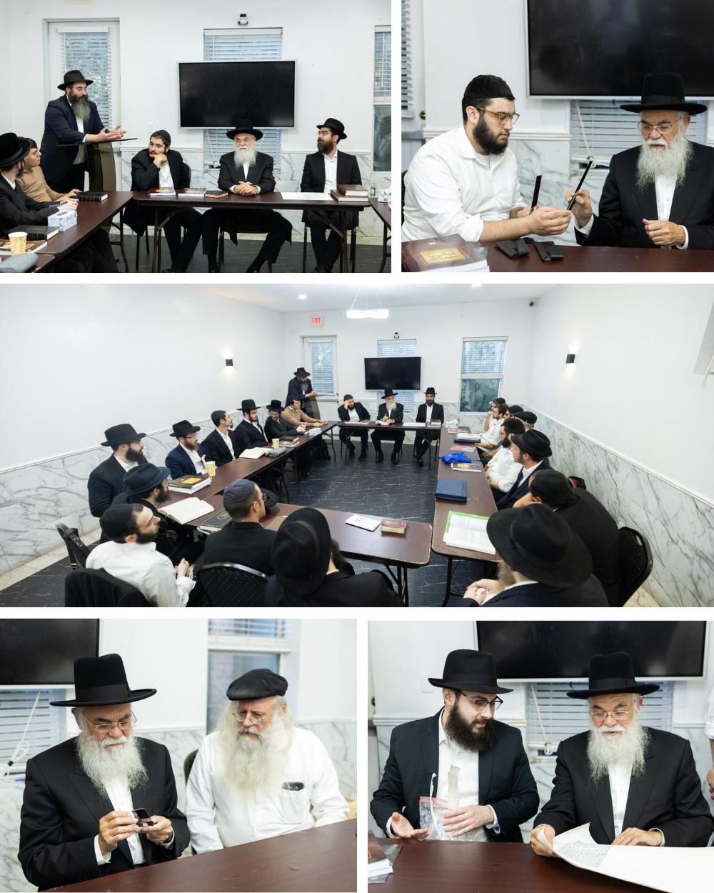 Rabbi Banon Tests the Talmidim of Lemaan Yilmedu on Shechita and Safrus ...
