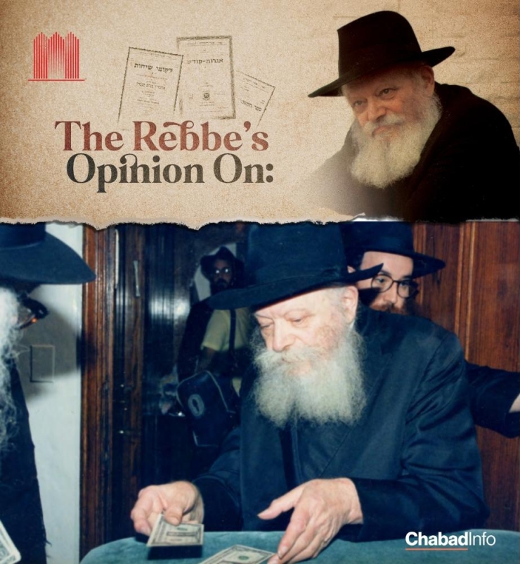 Is a Rebbe Dollar Muktza? - Chabadinfo.com