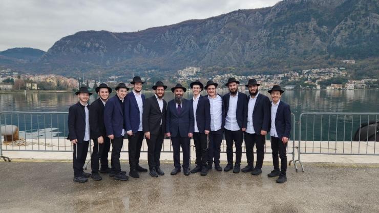 Mivtza Chanukah Lights Up the Streets of Montenegro - Chabadinfo.com