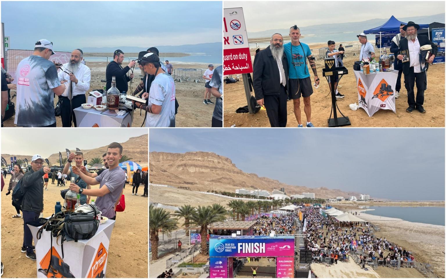 Run to Do a Mitzvah: Dead Sea Marathon Runners Wrap Tefillin ...